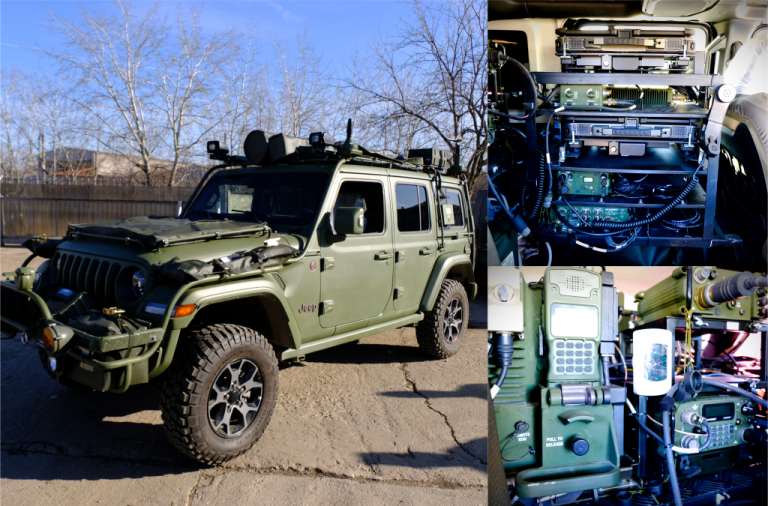 Harris 400W Frequency-hopping radio special vehicle - Interactive Group